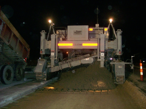 PS-2700 Concrete Spreader and Belt Placer | Power Curbers