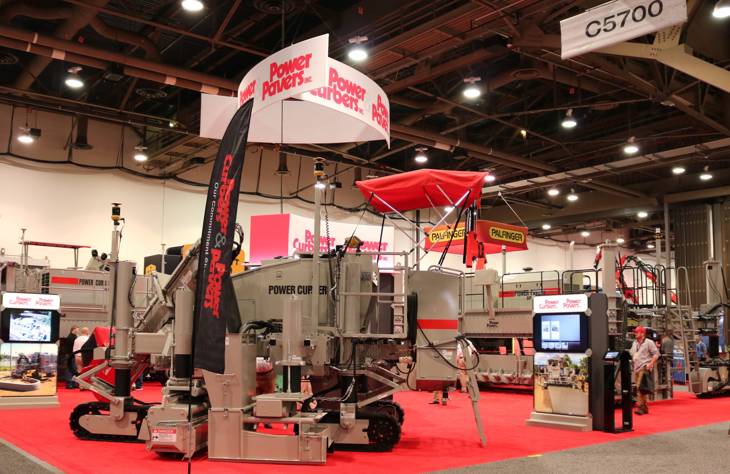 Power Curbers Exhibits 5700-D At CONEXPO-CON/AGG 2023